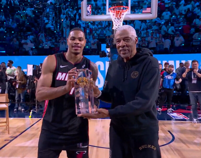 Heat's Keshad Johnson is new Dunk Contest champion - Hot Hot Hoops ...